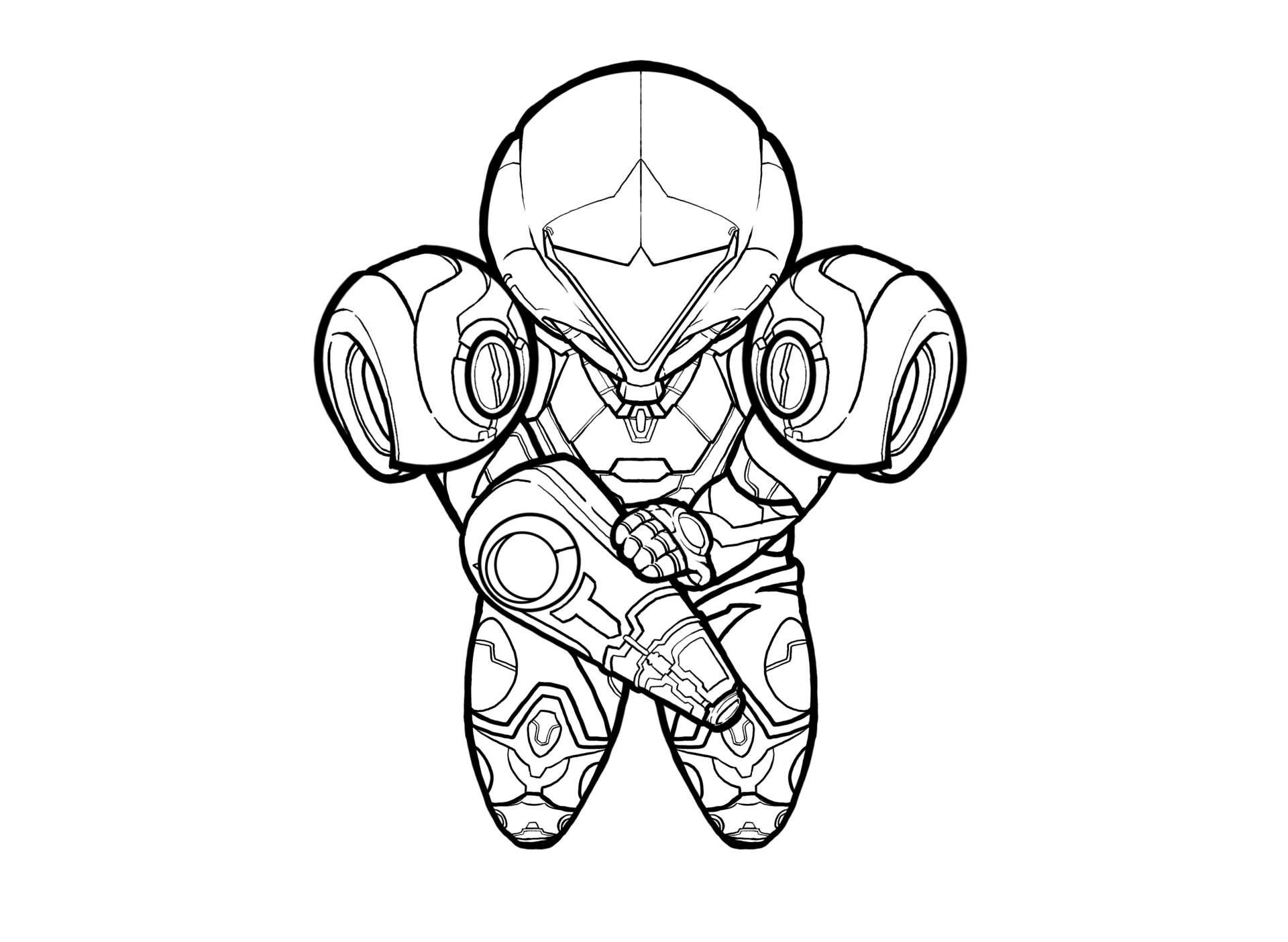 metroid dread coloring pages