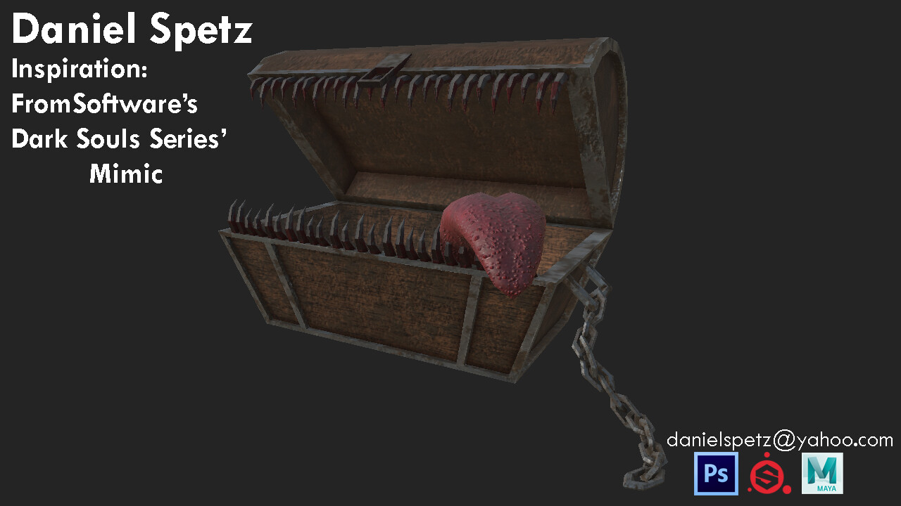 ArtStation - Mimic from Dark Souls