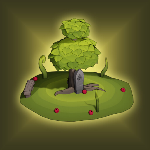 ArtStation - Low Poly Elven 3D Farm Structure (Level 1/2/3)