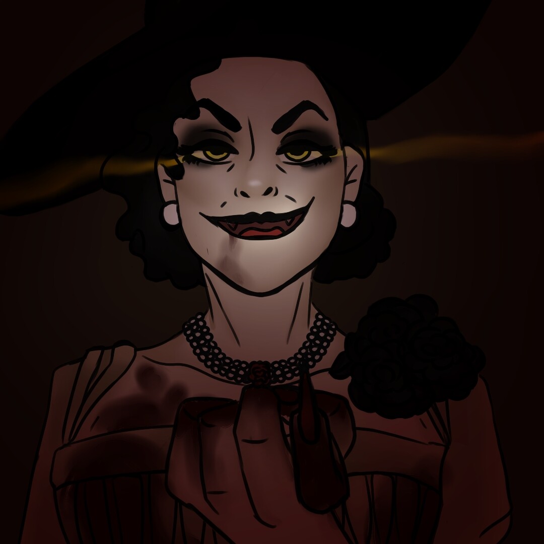 ArtStation - Cartoon Lady dimitrescu