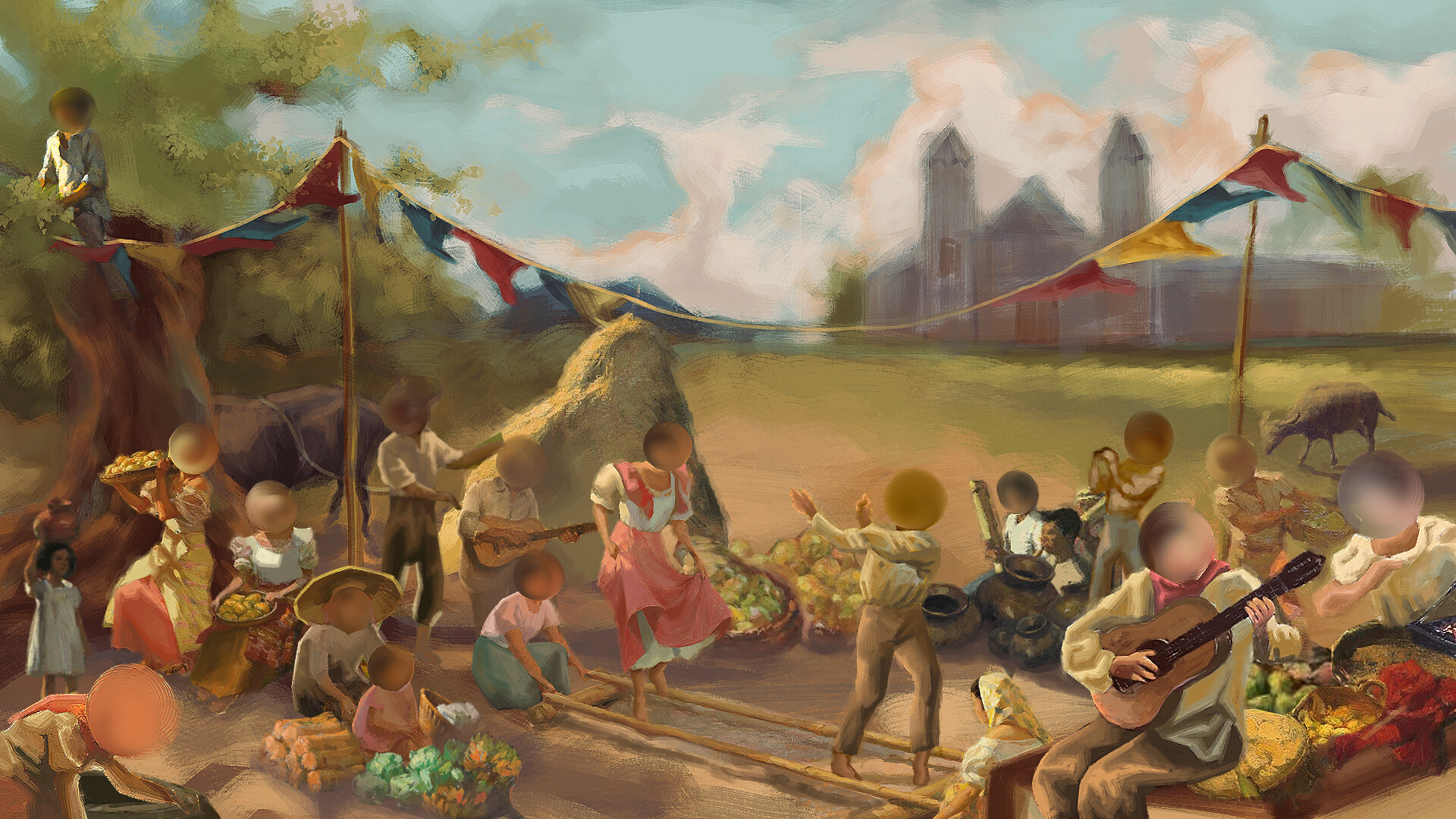 ArtStation - Kataka-Taka Virtual Choir Illustrations