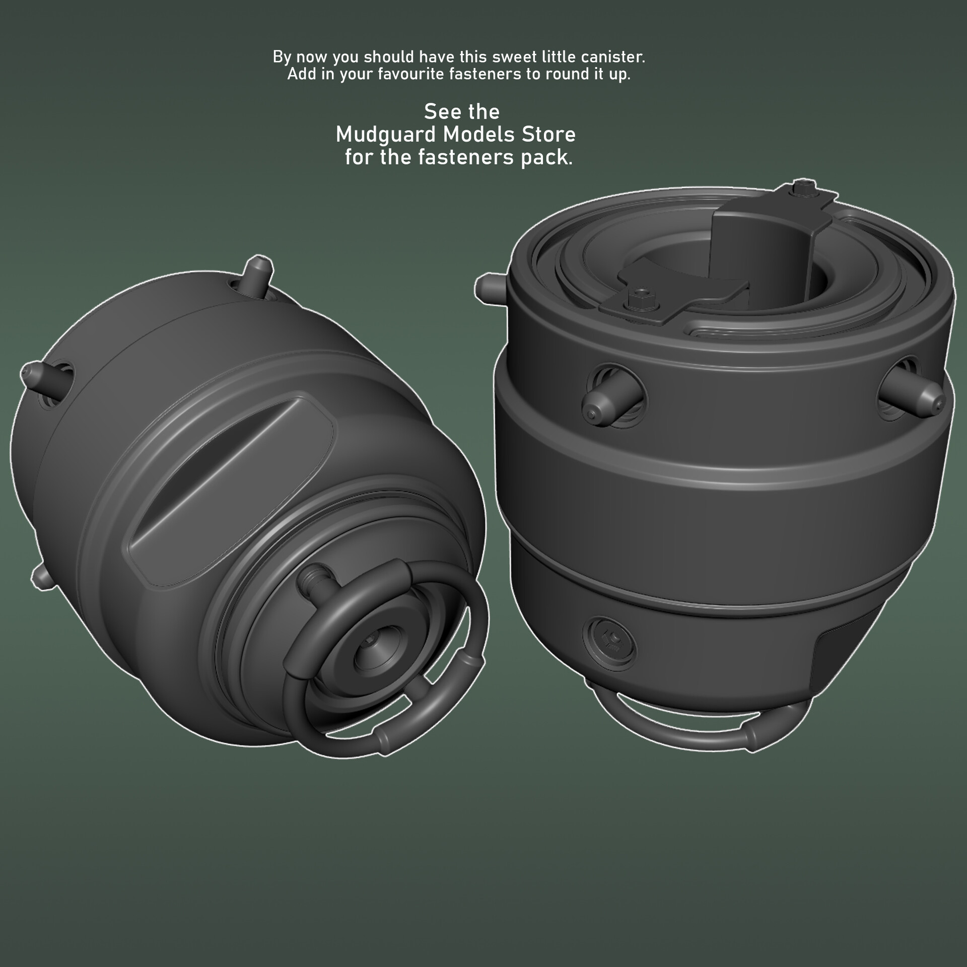 Mudguard Models - MUDGUARD TUTORIAL: CANISTER