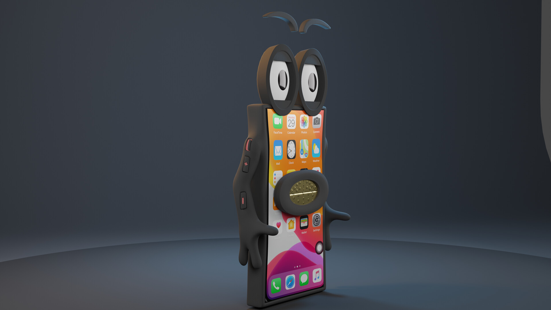 ArtStation - iphone humanoid 3dcharacter