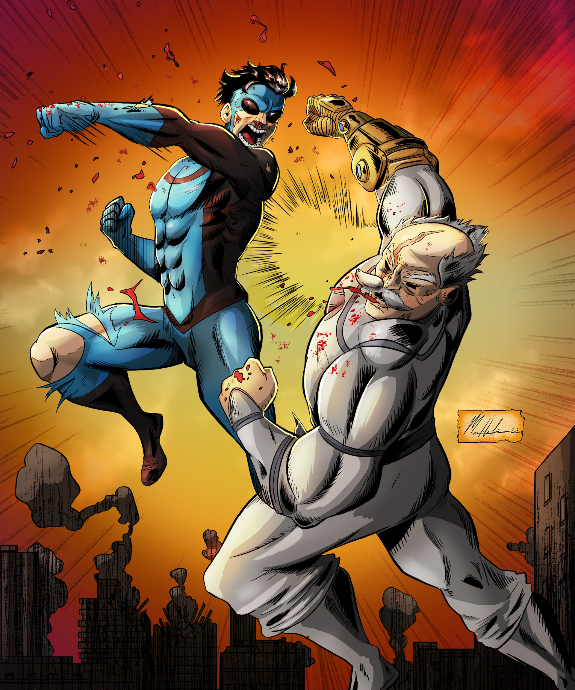 ArtStation - Invincible vs Conquest