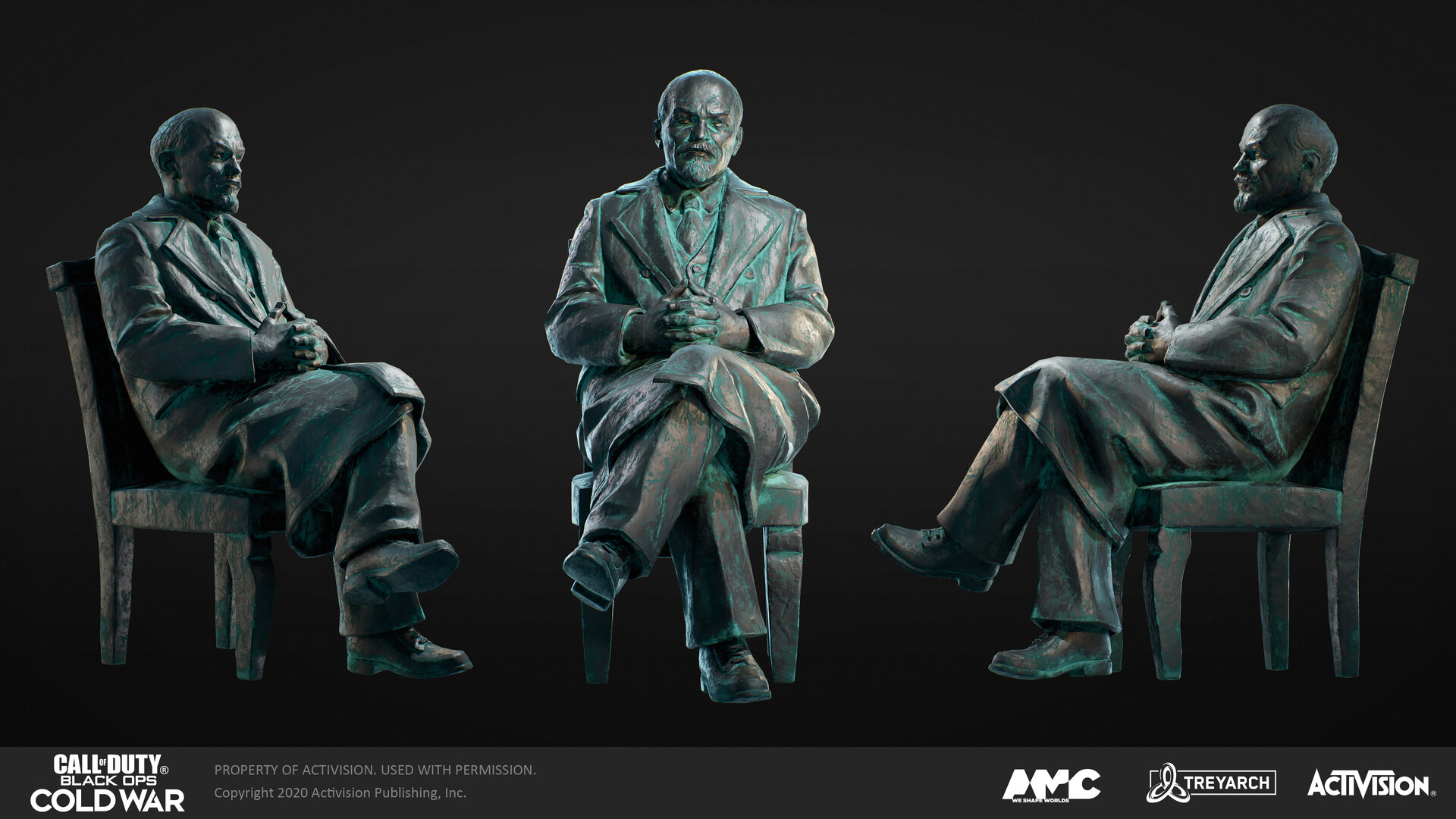 AMC Studio - Call of Duty: Black Ops Cold War - Lenin seated