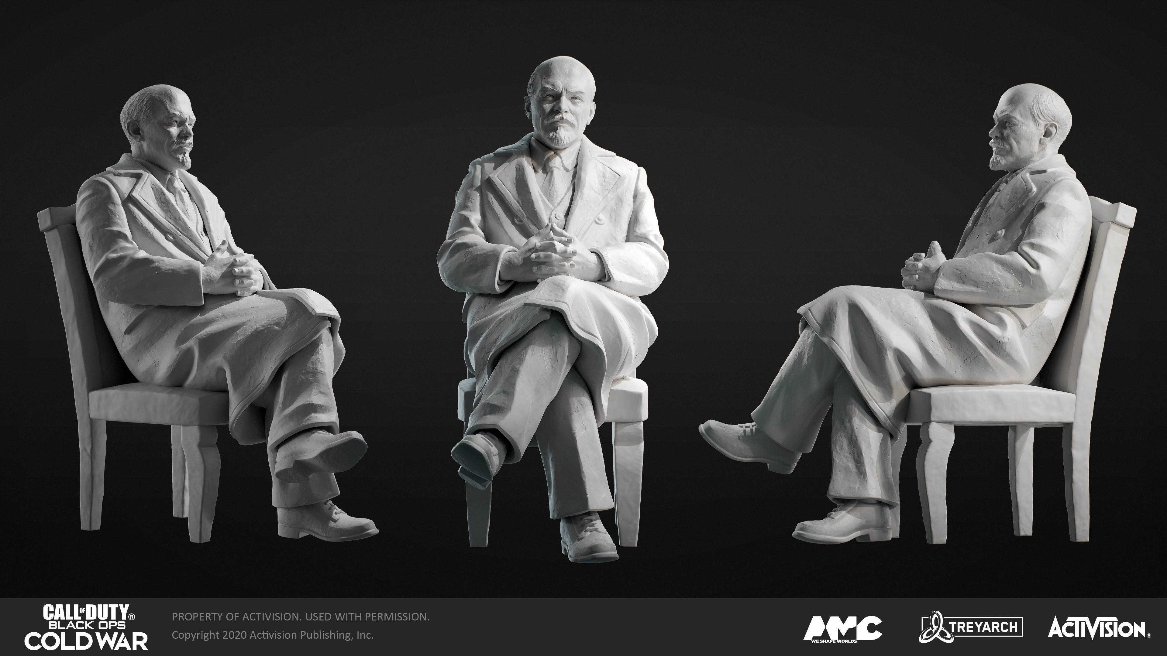 AMC Studio - Call of Duty: Black Ops Cold War - Lenin seated