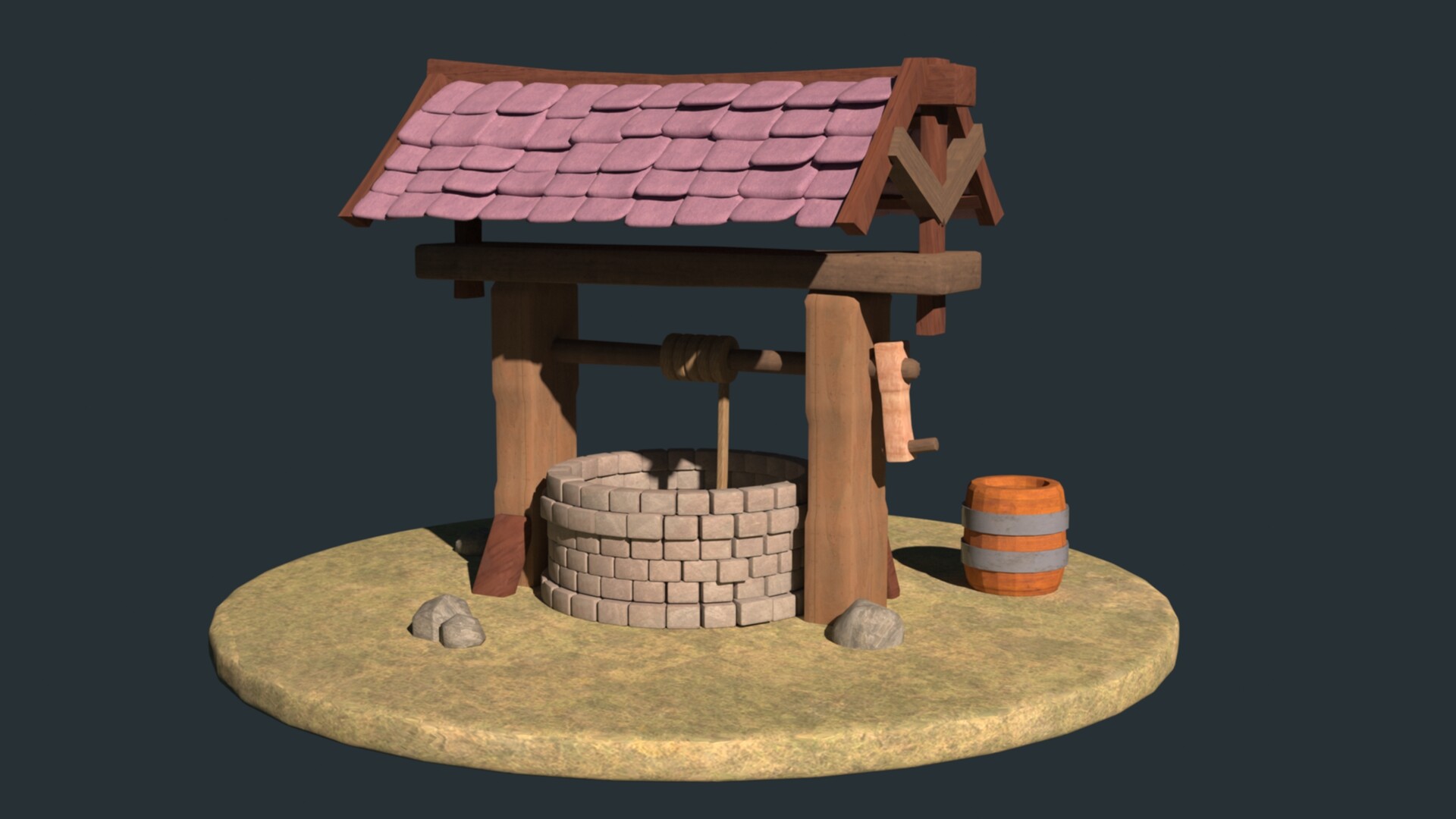 ArtStation - The Well, 3D Model.