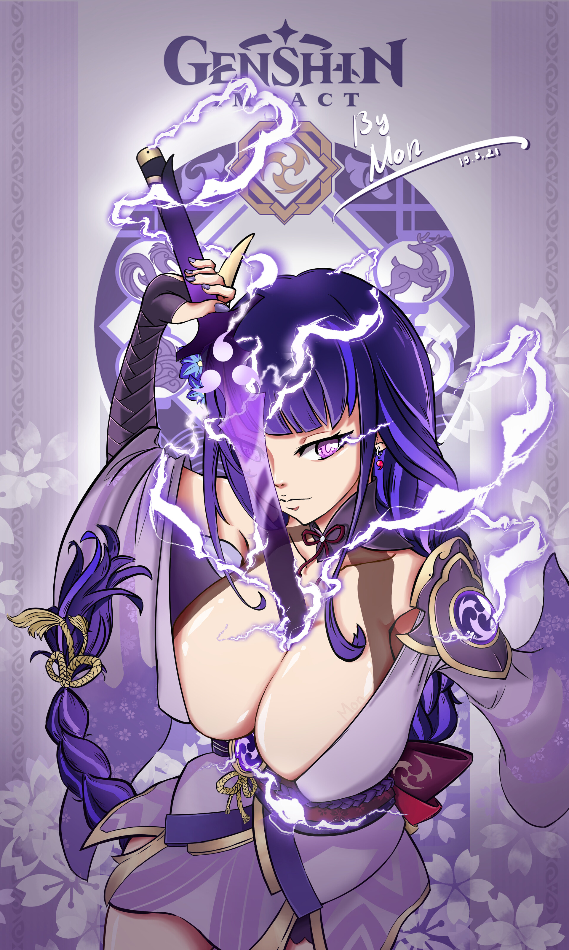 ArtStation - Baal - Genshin Impact