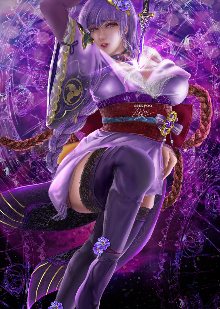 ArtStation - Baal Raiden Shogun