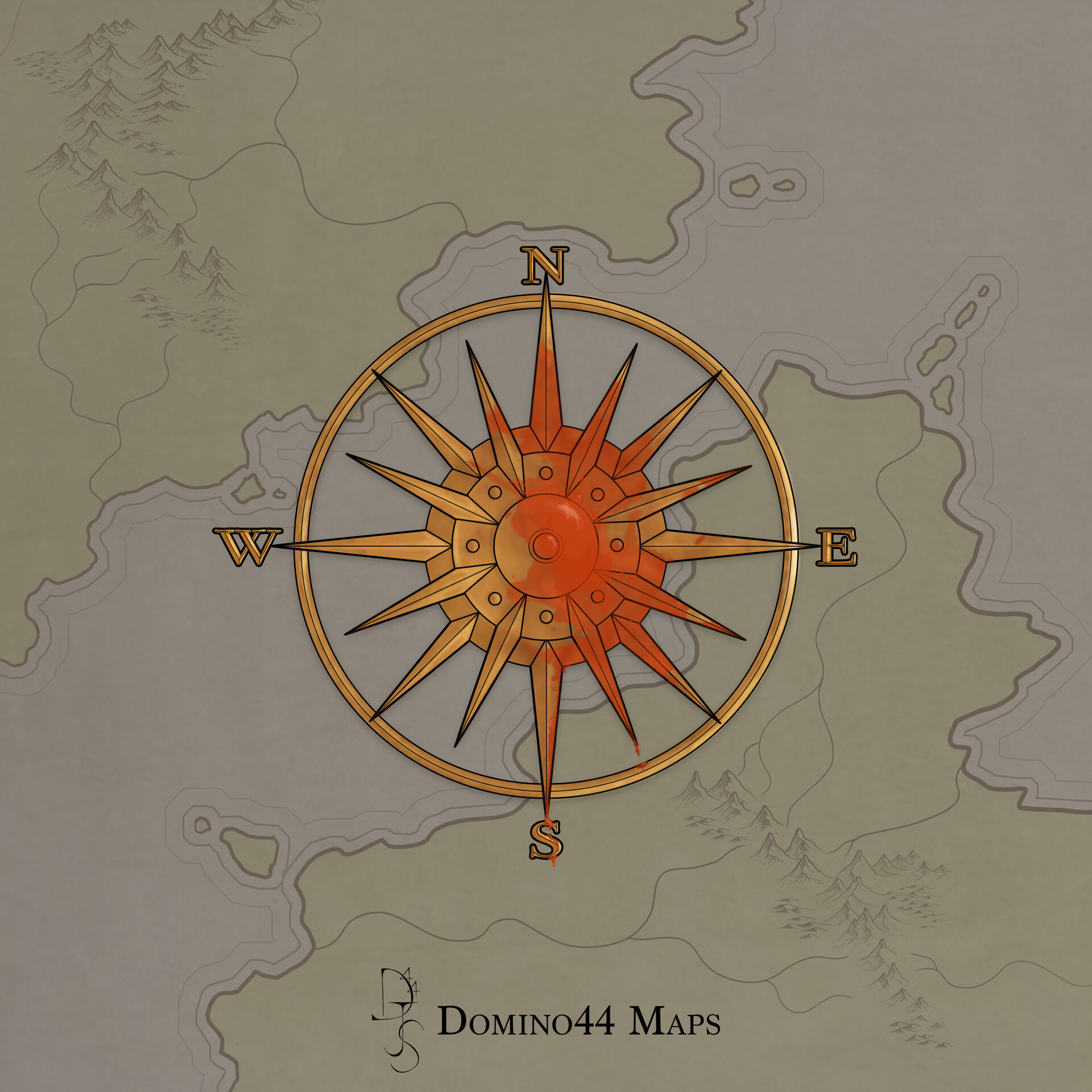 ArtStation - Bloodthirsty Compass design