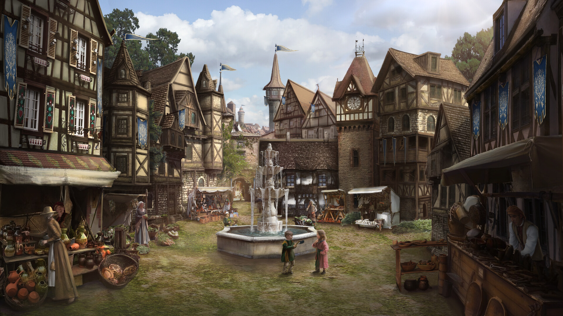 ArtStation - Medieval Market