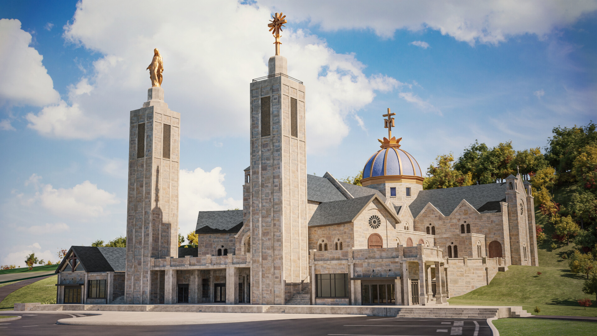 ArtStation - Cathedral Renders (Exterior)
