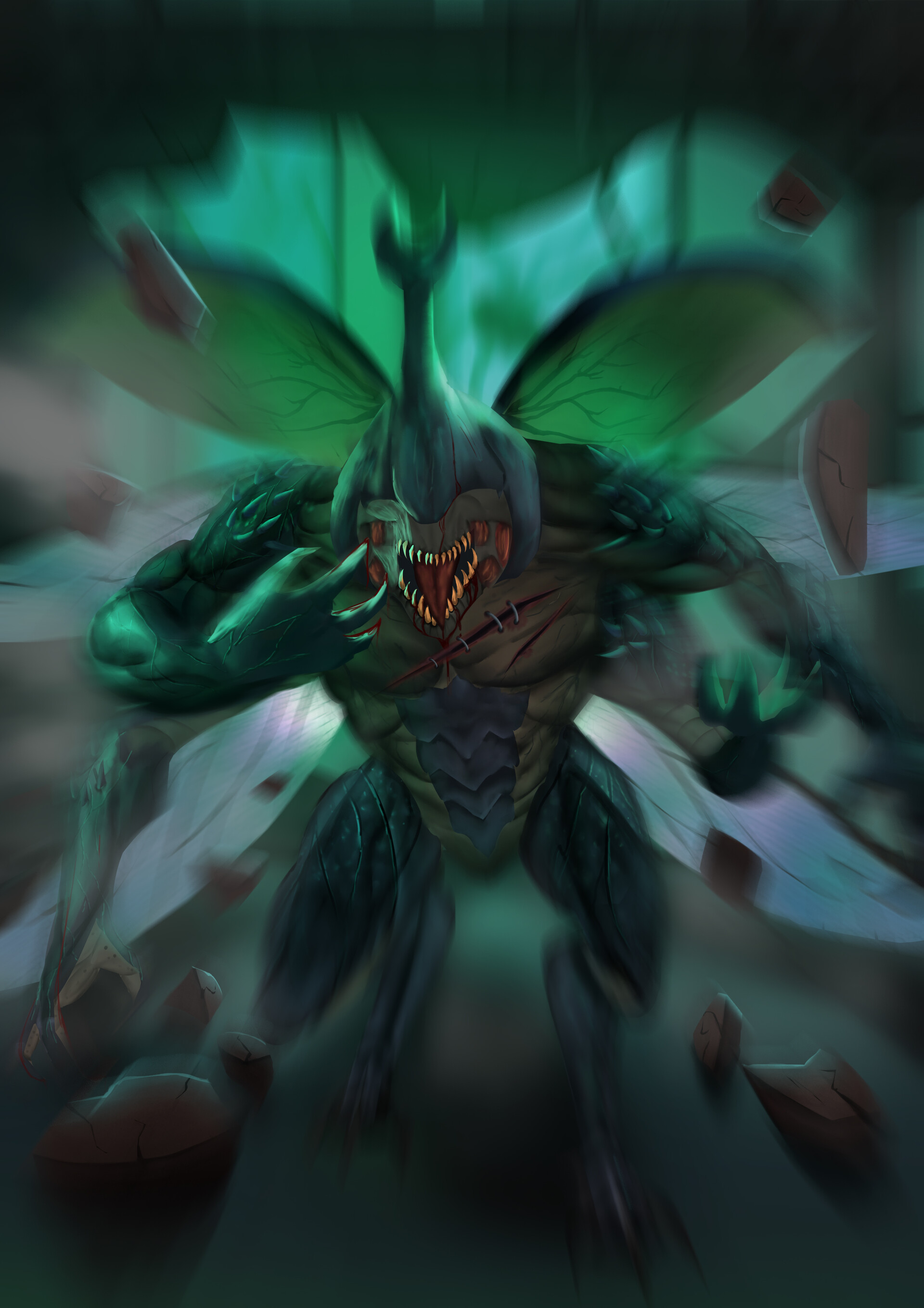 ArtStation - Beetle monster