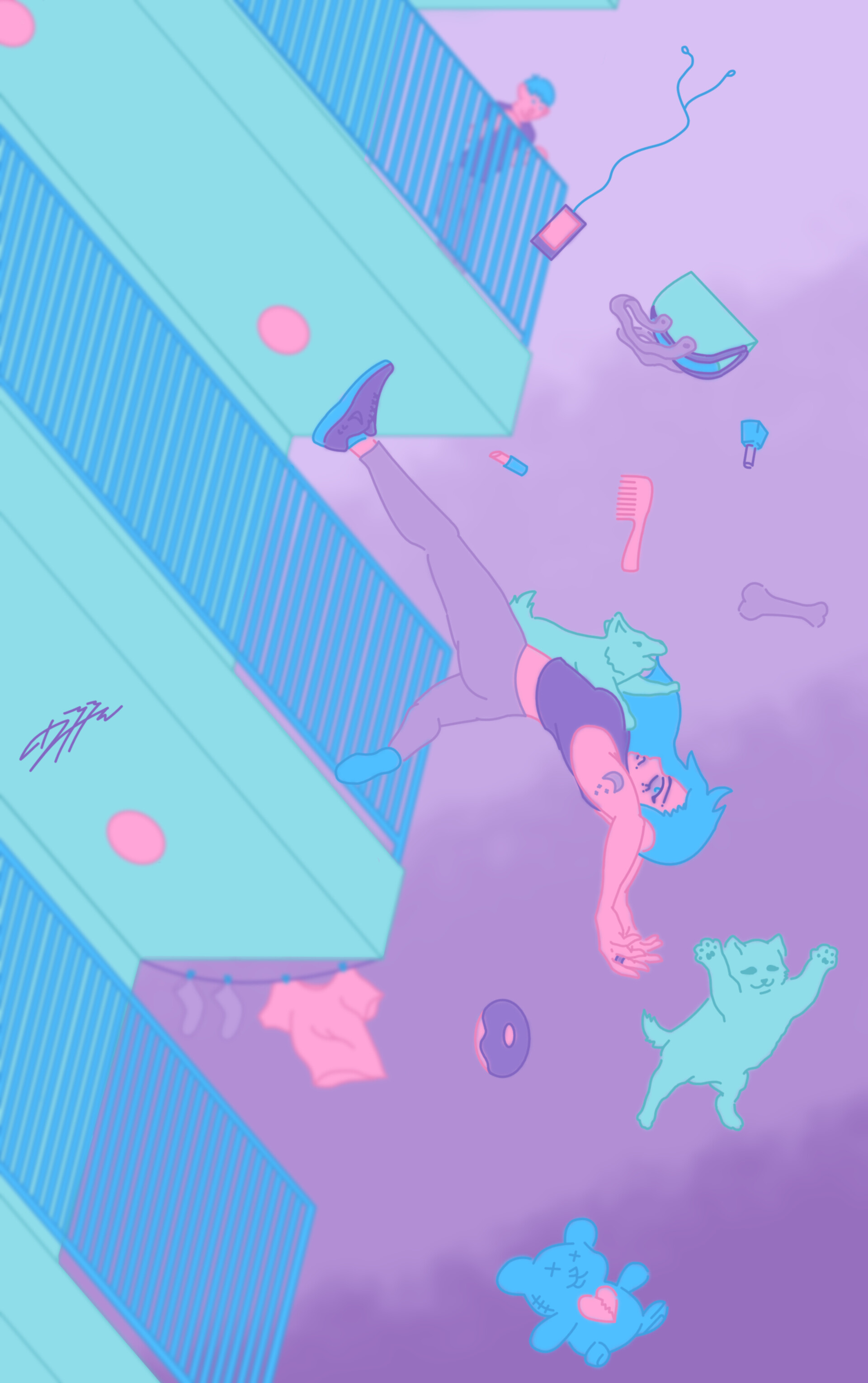 ArtStation - Falling down