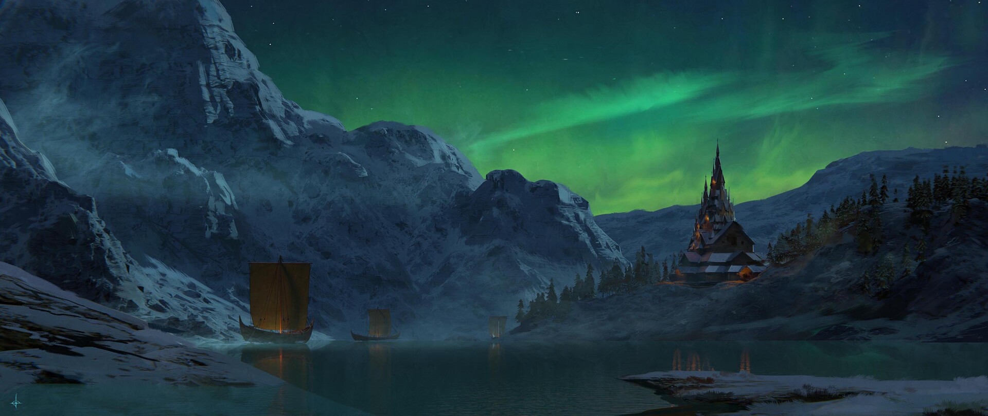 ArtStation - Winter Lodge