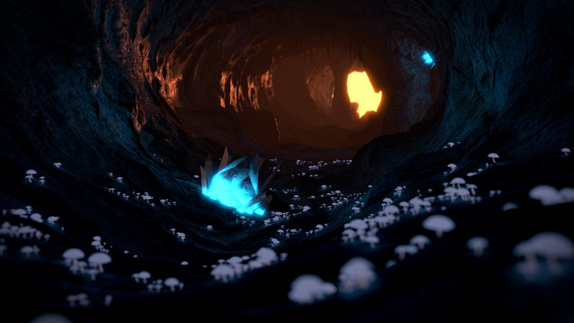 ArtStation - Cave crystal