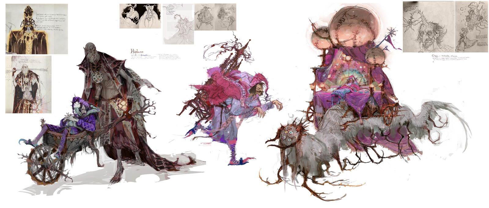 João Bragato - The Nightmare of Trizkélia - Concept art