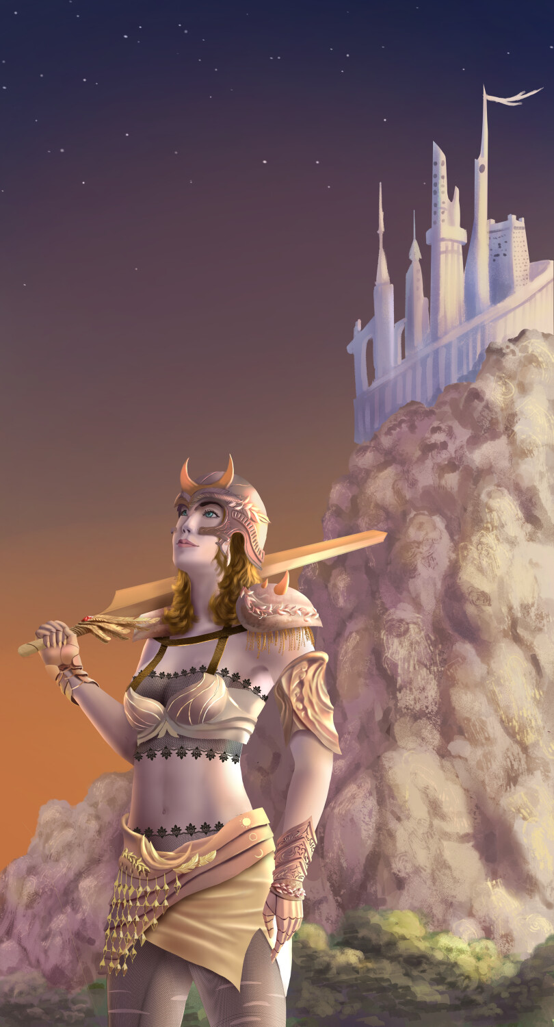 ivan bonilla - sunset at the castle