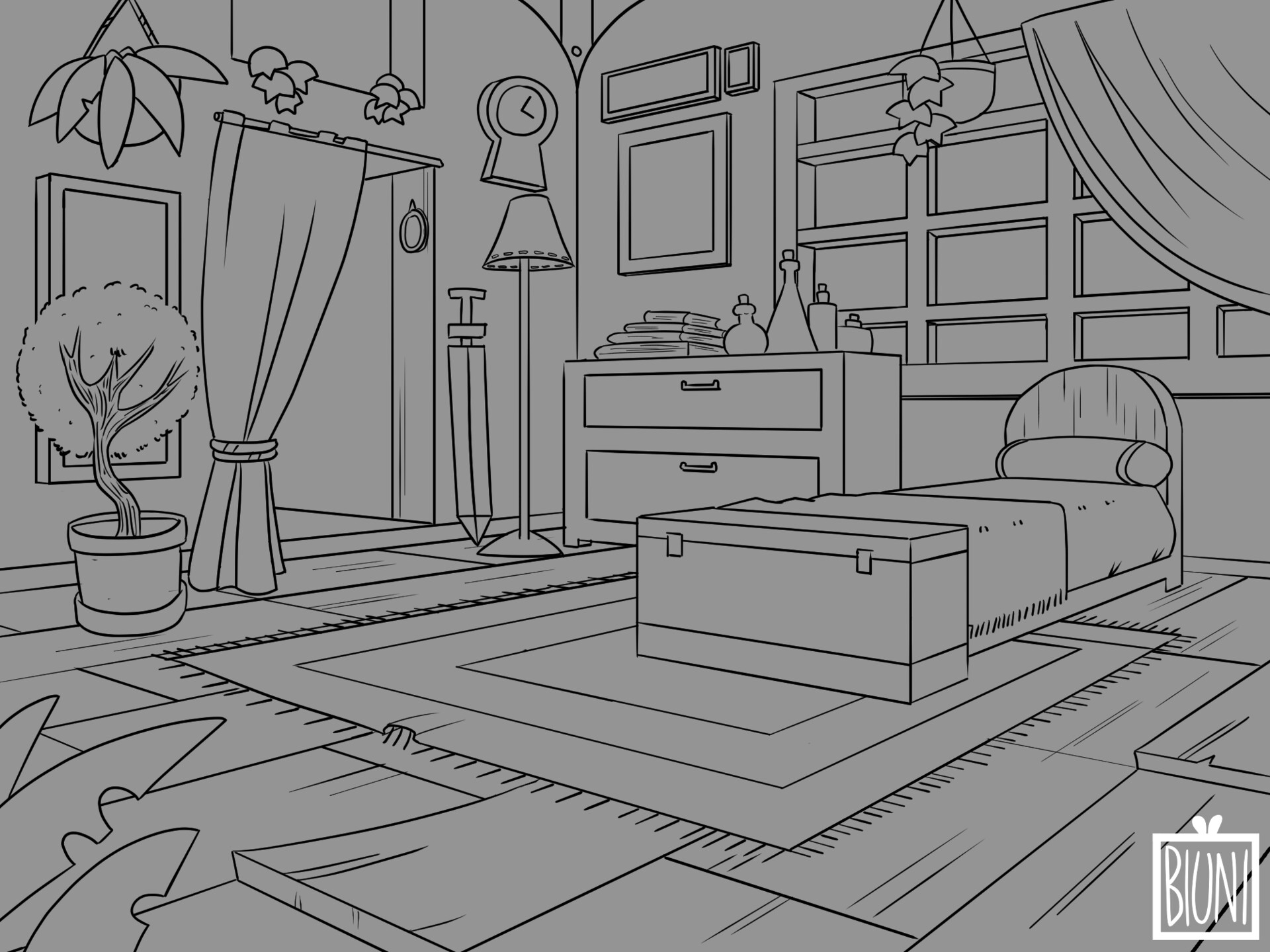 Biuni - Deirdre's room