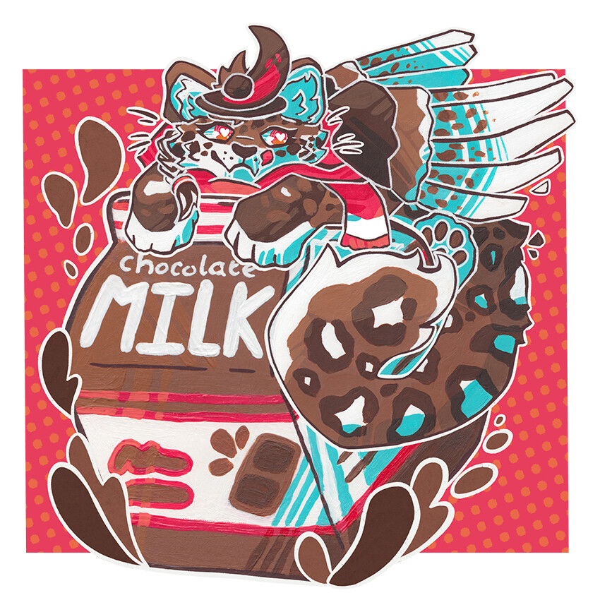 ArtStation - Choco Milk Cat