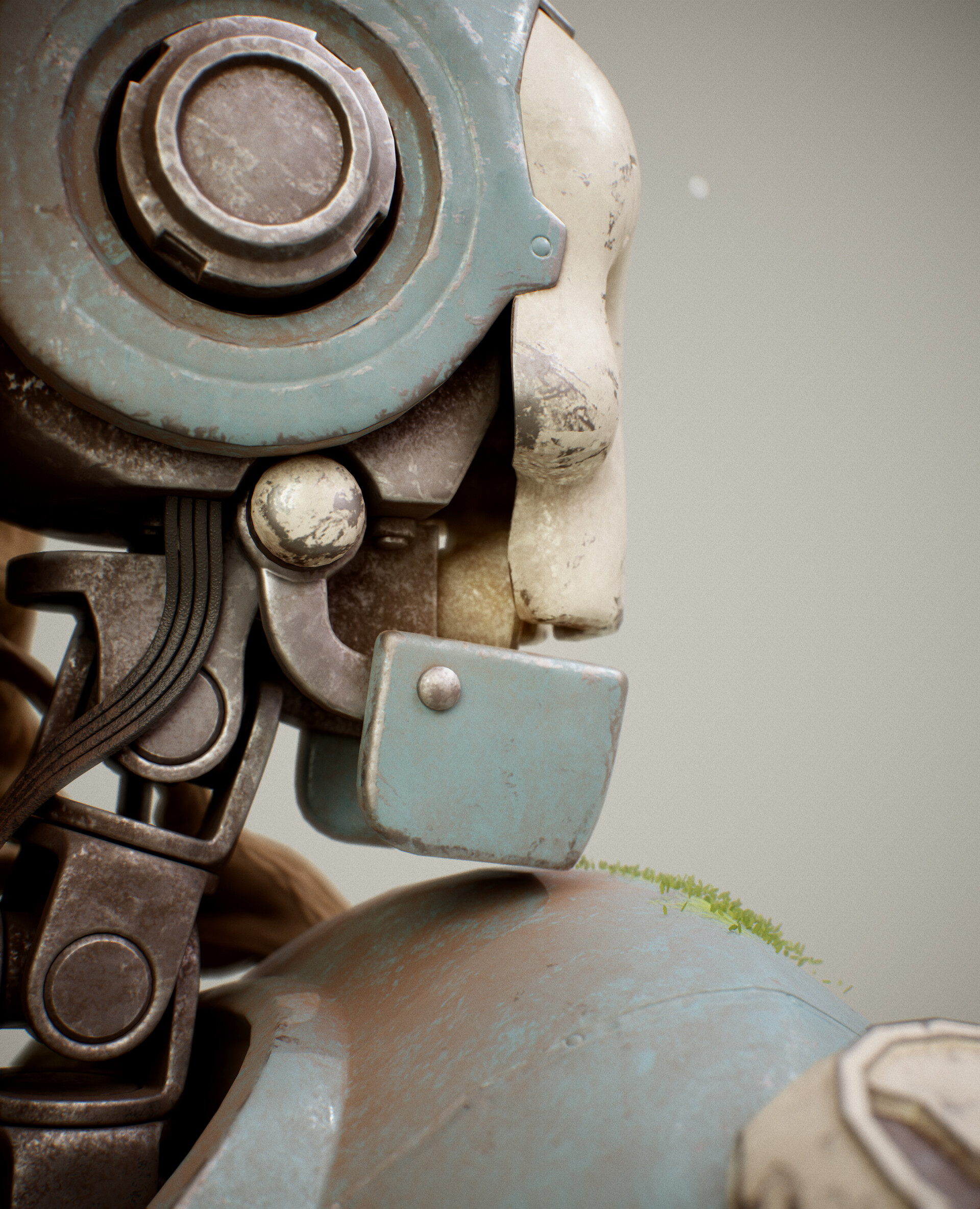 Art of Matthew Wood - Ruined Robot