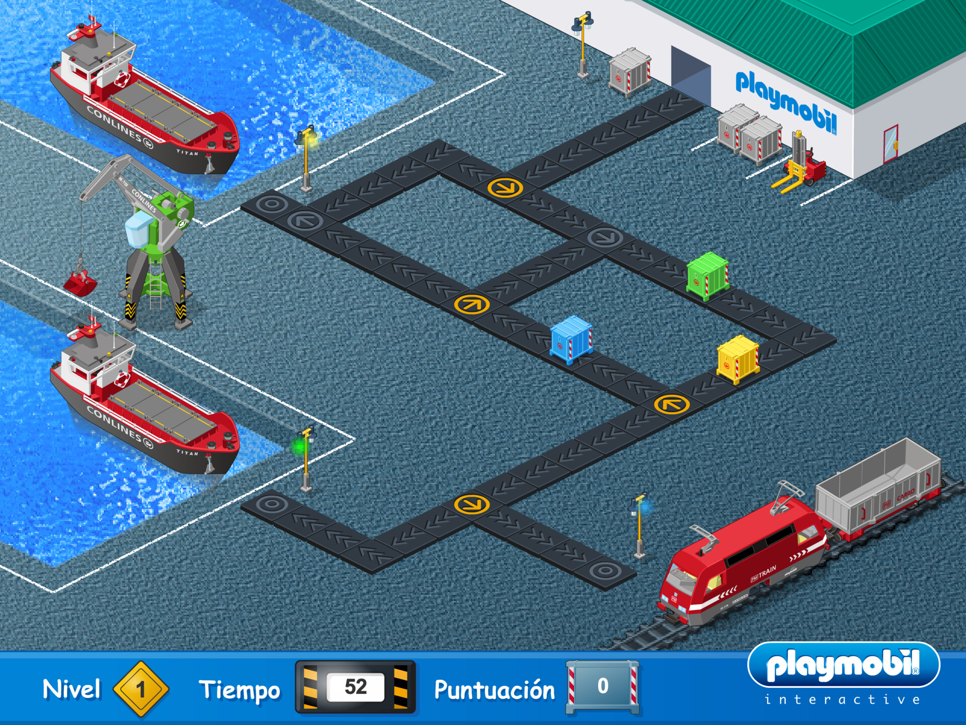 ArtStation - Container Port Game