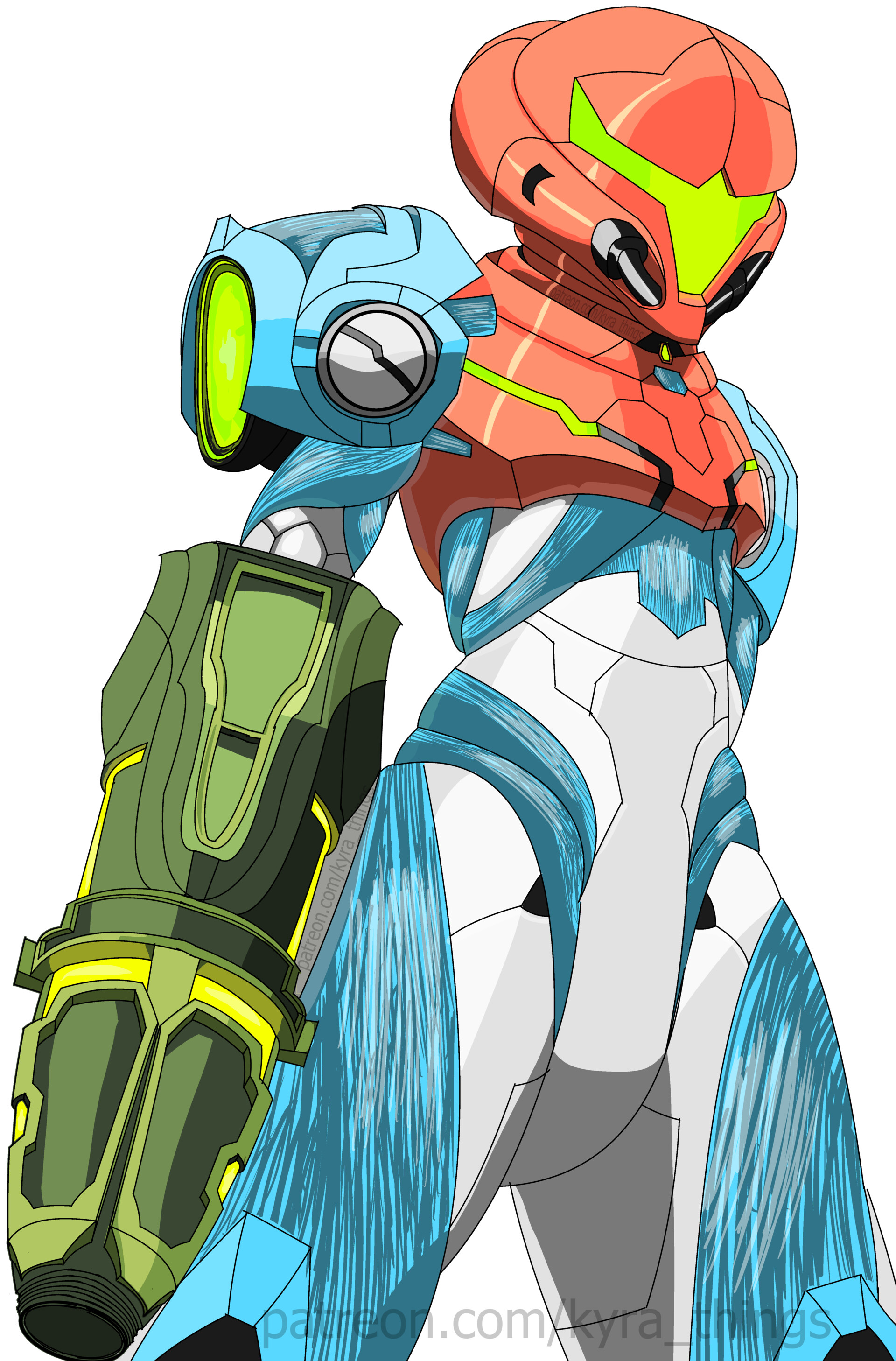 ArtStation - Samus Aran (Metroid Dread)