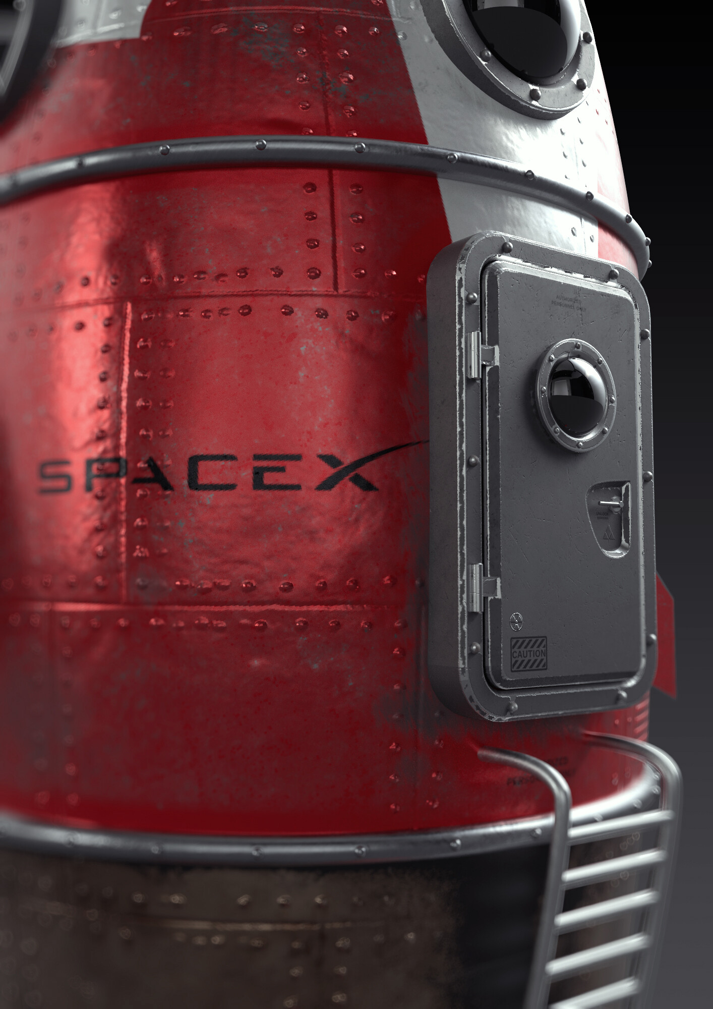 ArtStation - Tesla Space X Toy Rocket