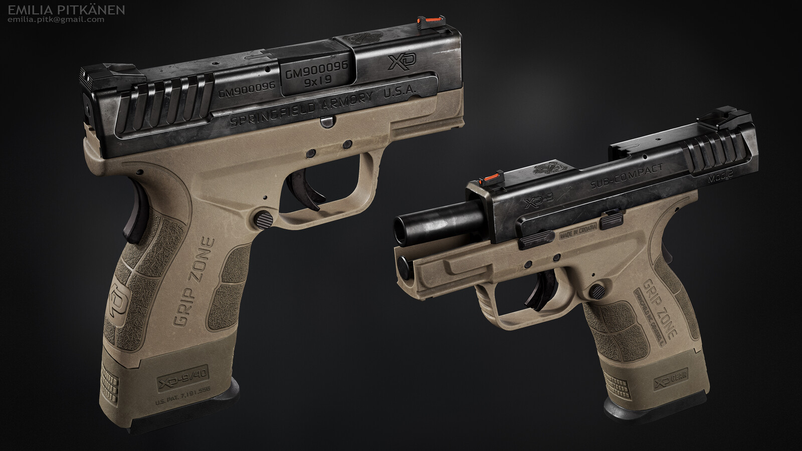 Emilia Pitkänen - Springfield XD Mod2