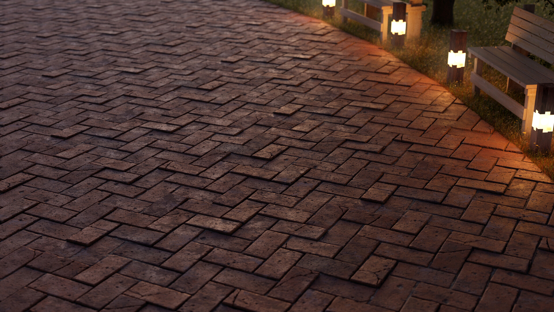 ArtStation - Herringbone Material - Study