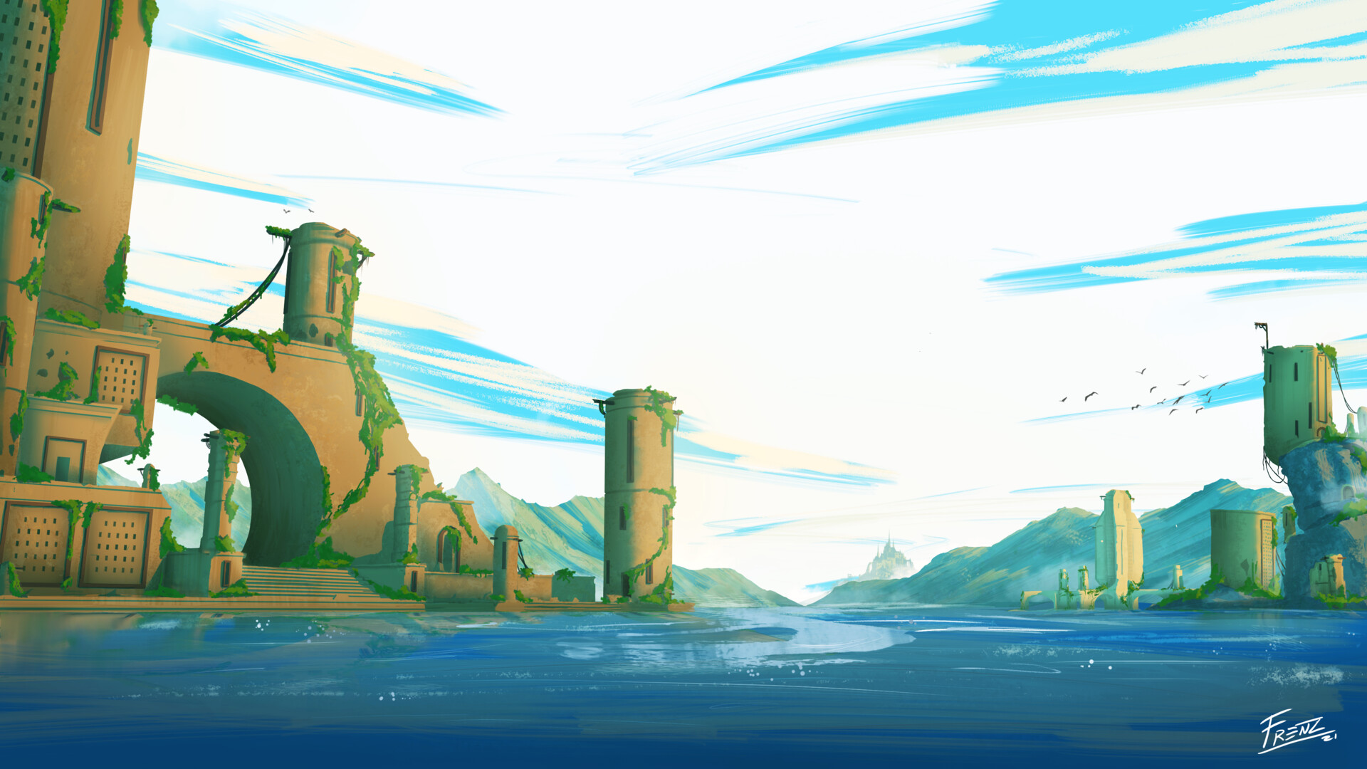 ArtStation - Water Ruins