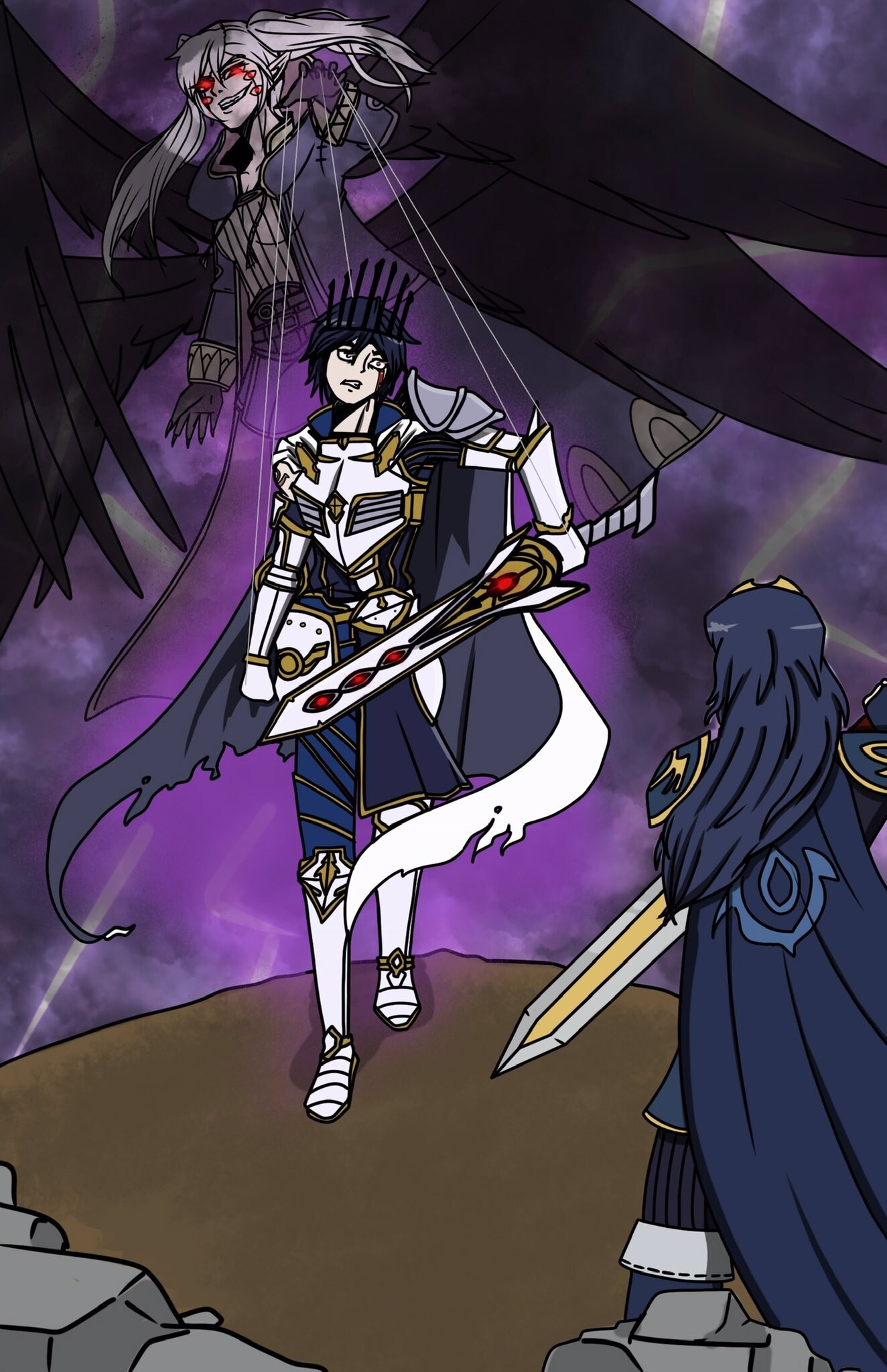 ArtStation - Risen King Chrom - Hero of Ylisse zine submission