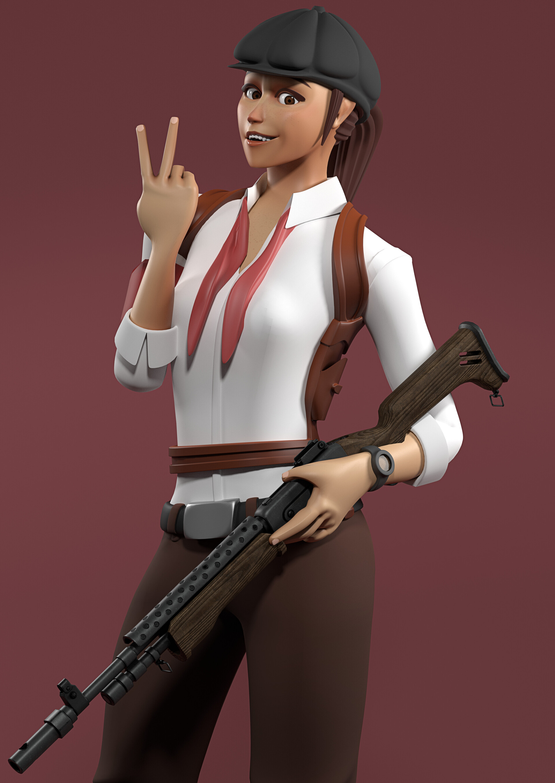 ArtStation - Femscout Redesign