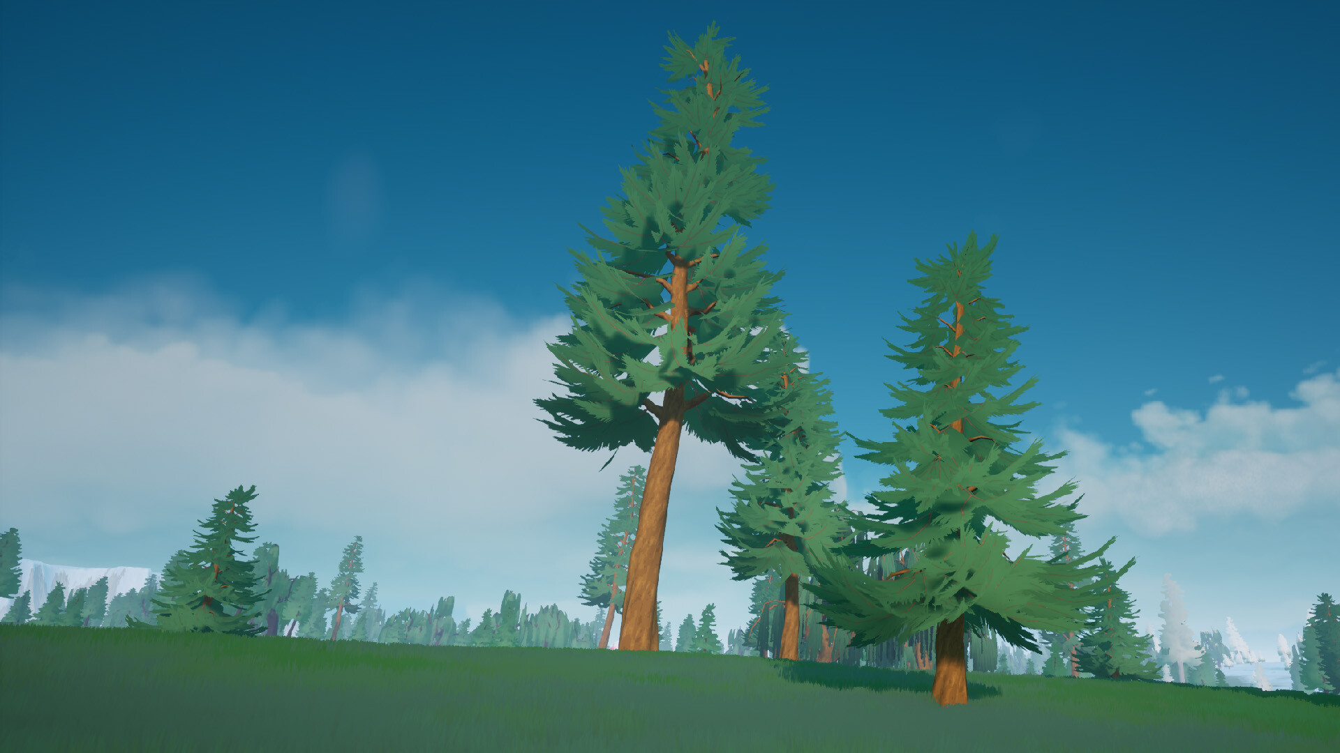 Claude Courchesne - Stylized Trees Game Assets