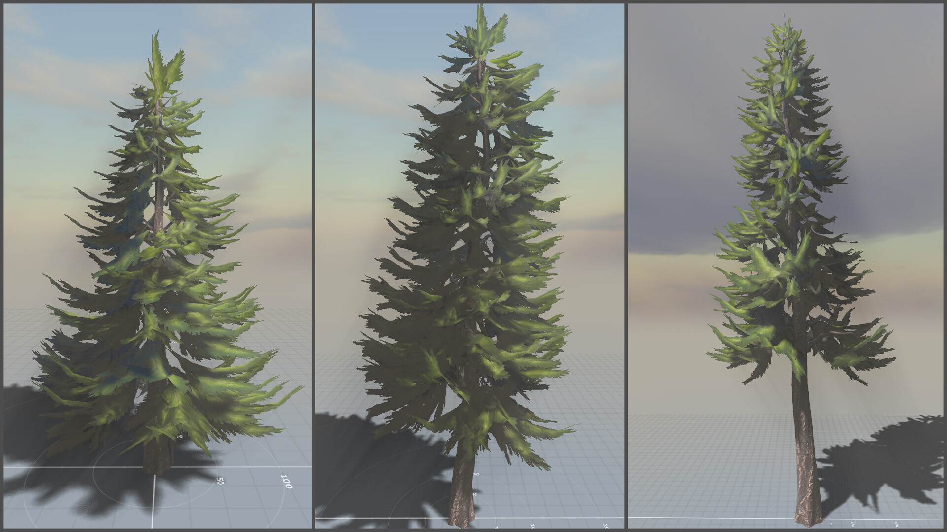 Claude Courchesne - Stylized Trees Game Assets