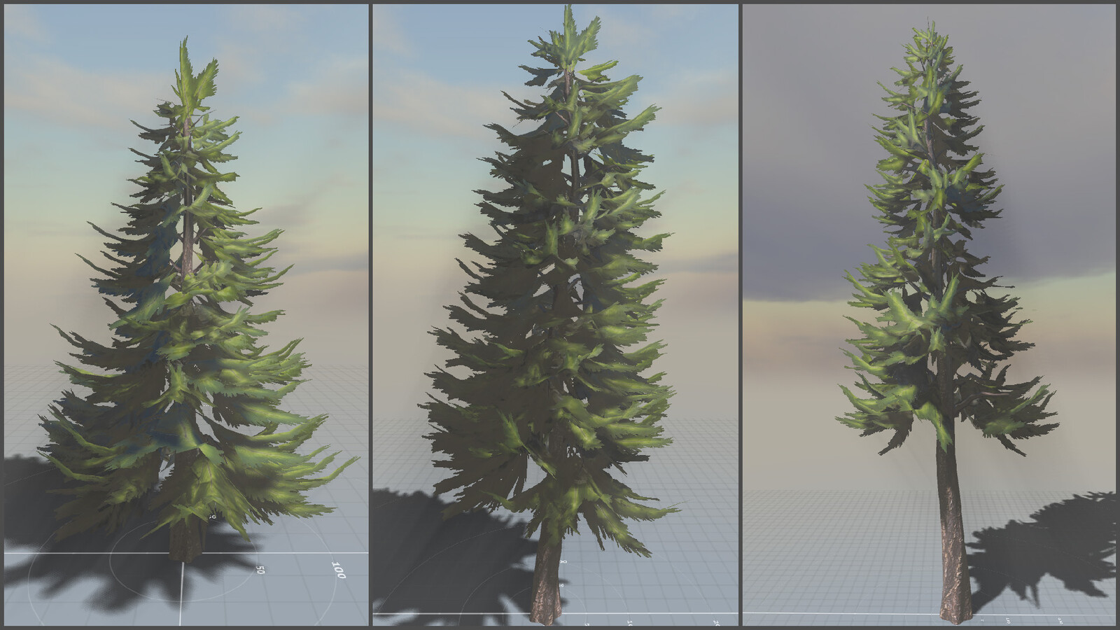 Claude Courchesne - Stylized Trees Game Assets