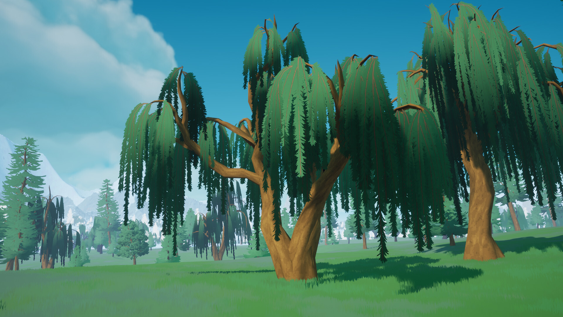 Claude Courchesne - Stylized Trees Game Assets