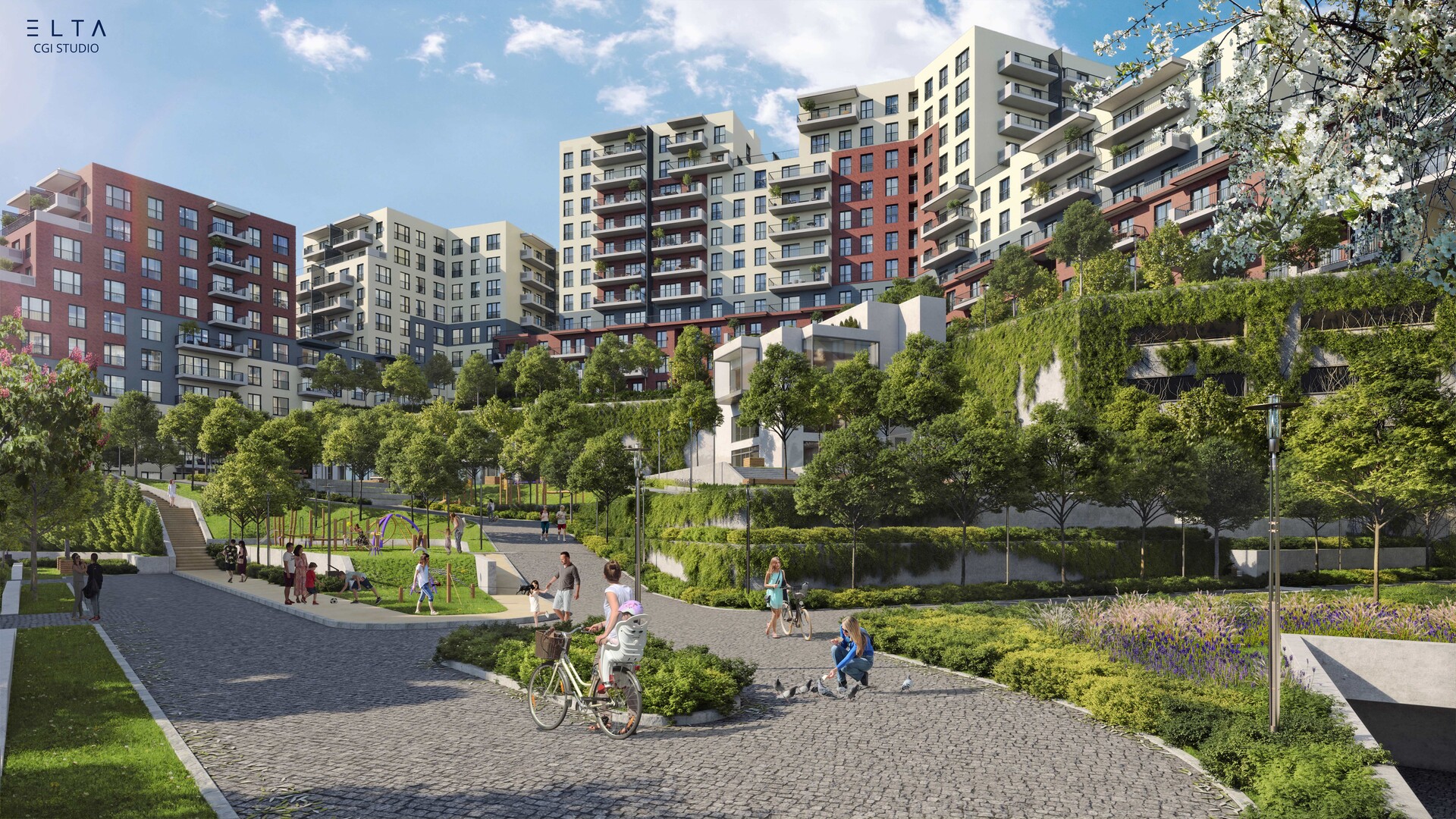 ArtStation - Residential Complex Architectural Visualisation