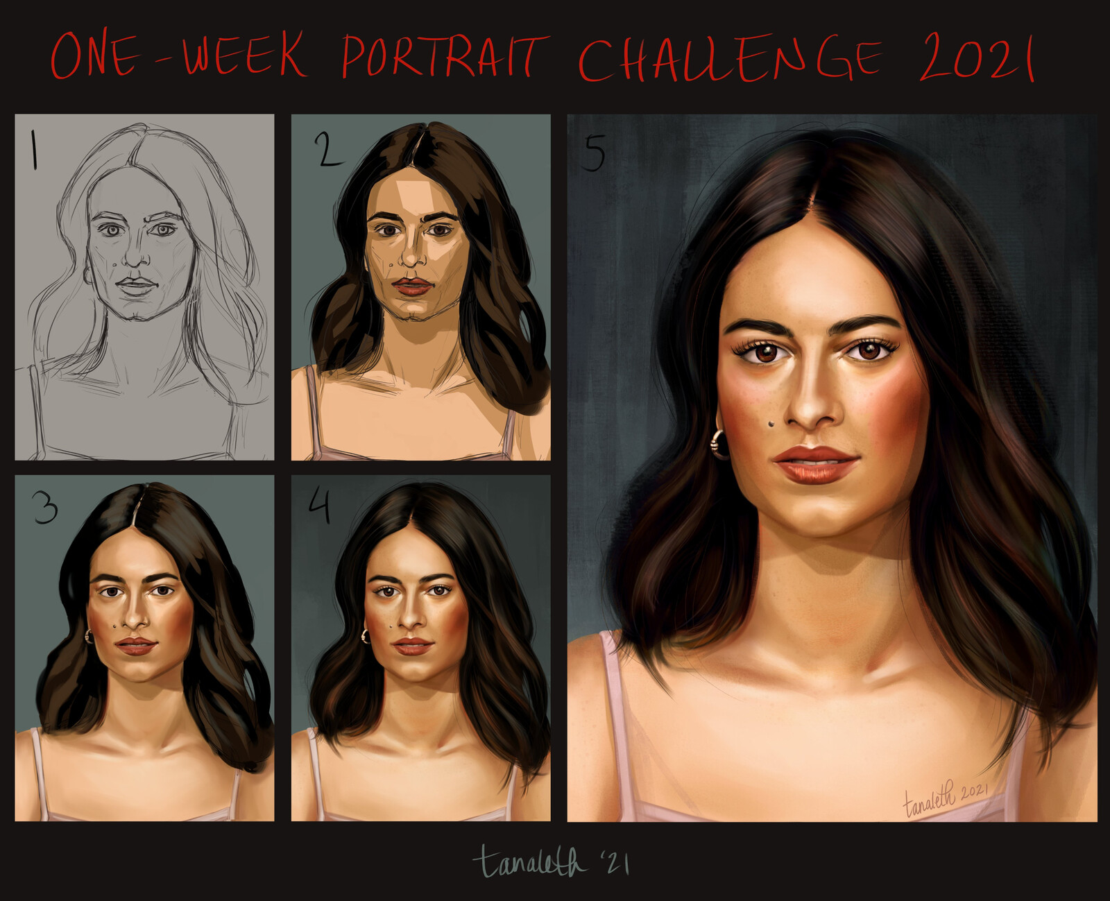 tanaleth - One Week Portrait Challenge