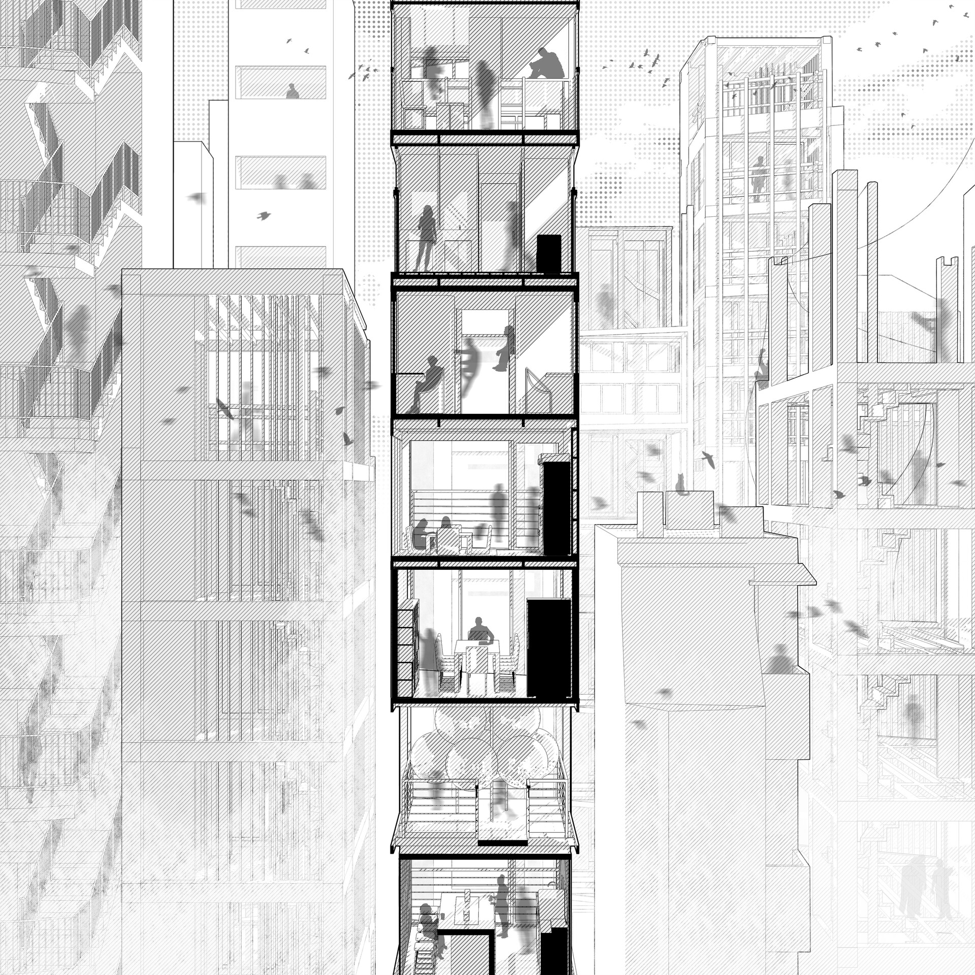 ArtStation - Tokyo Pencil Building