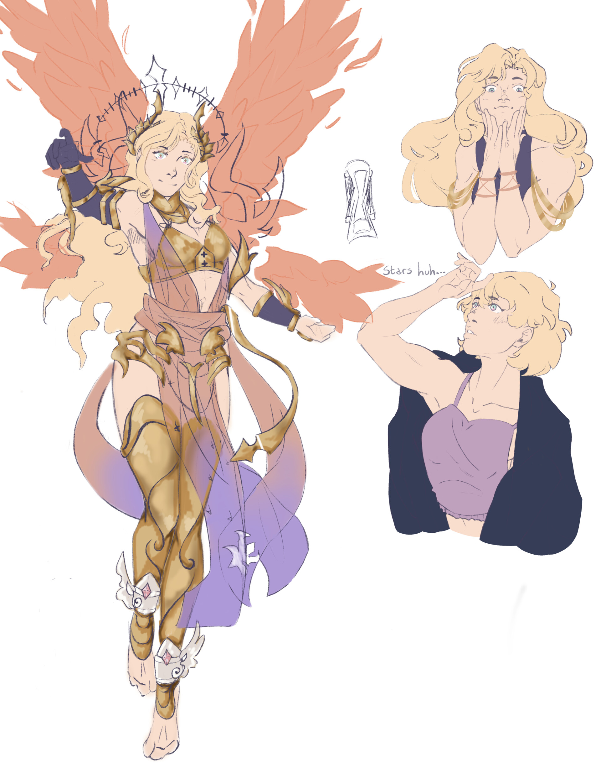 ArtStation - Sip of angelic embassy characters