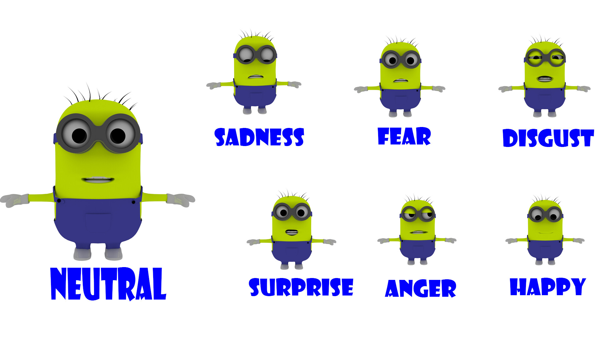 ArtStation - #minions #rigging #pose to pose #modeling #texturing #ps # ...