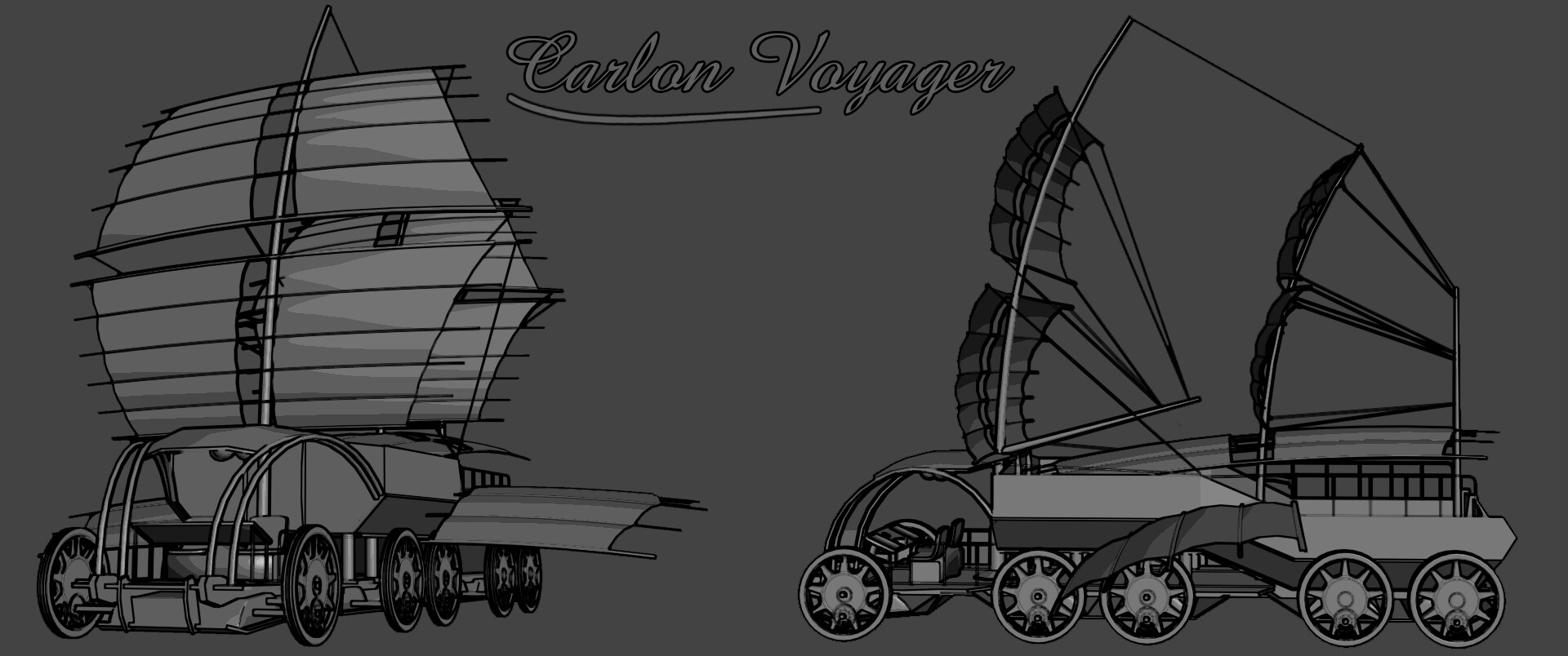 ArtStation - Windpunk vehicules
