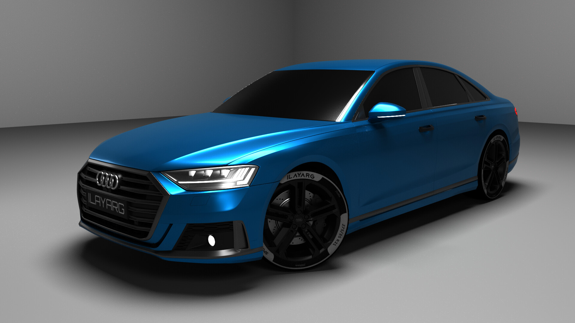 Ilaya Bharathi R G - AUDI S8-CAR 3D MODEL by IlayaRG