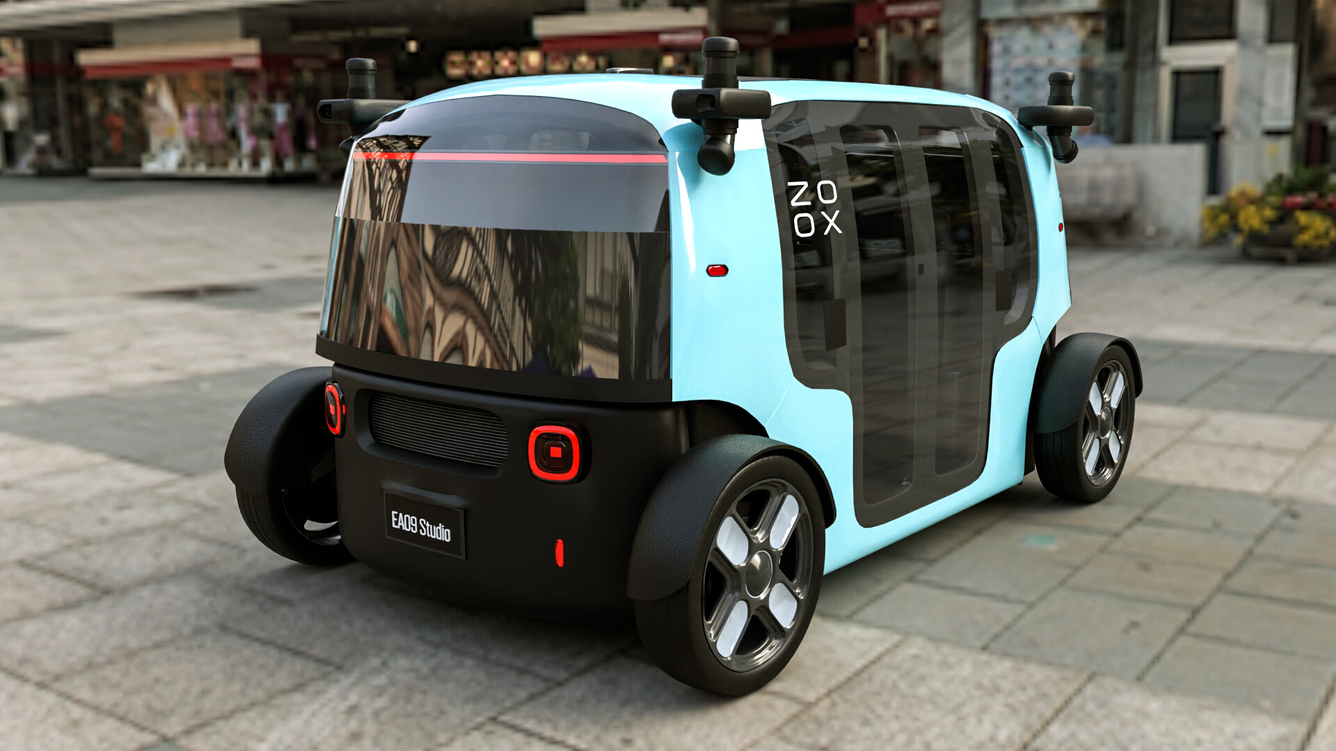 EA09 studio - ZOOX Smart Taxi Amazon