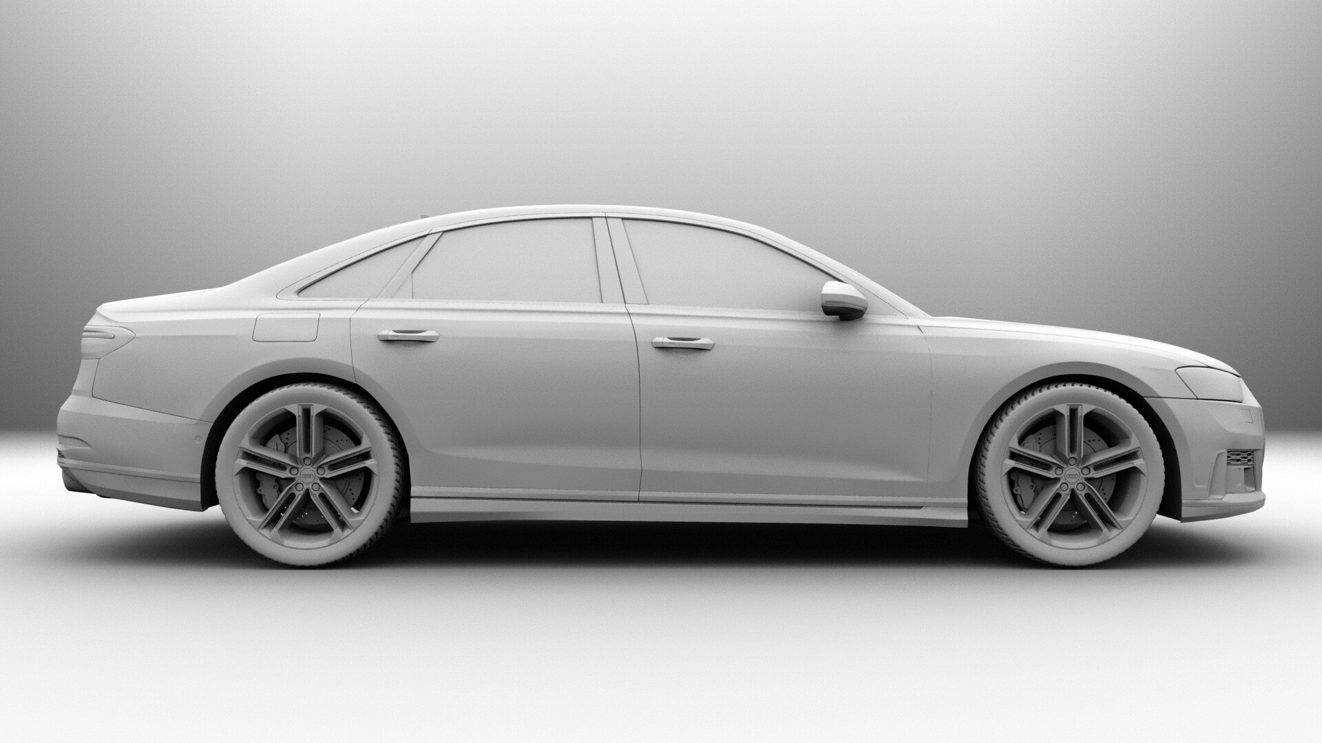 Ilaya Bharathi R G - AUDI S8-CAR 3D MODEL by IlayaRG