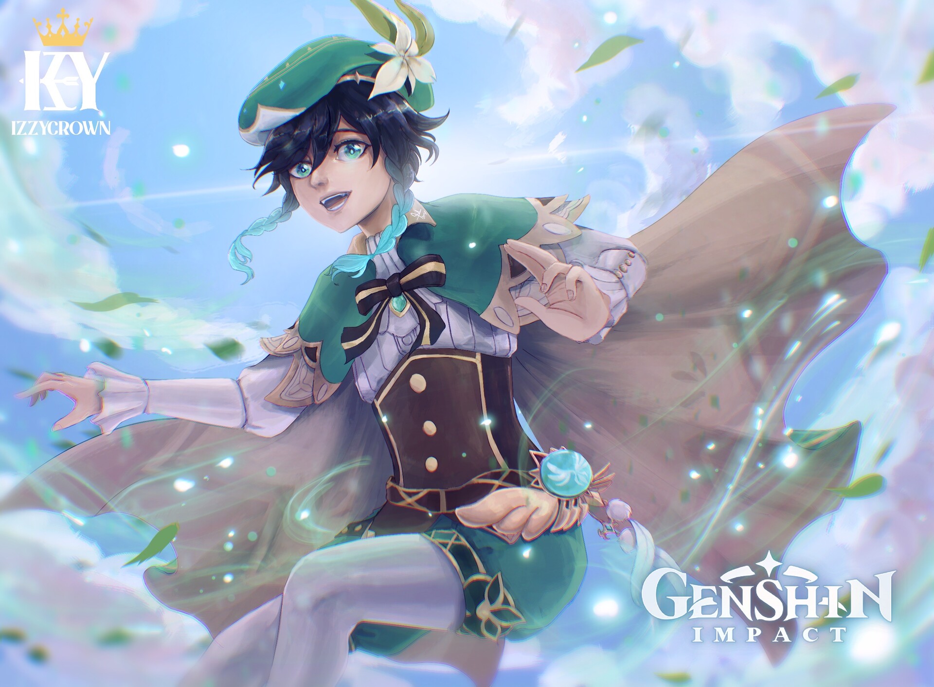 ArtStation - Venti - Genshin Impact Commission