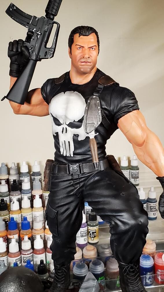ArtStation - The Punisher 3D Printed and Painted.