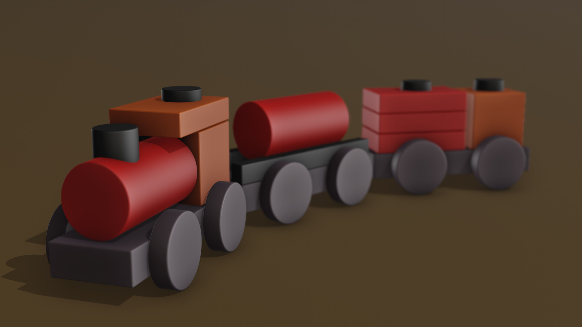 ArtStation - Toy Train (Low Poly)