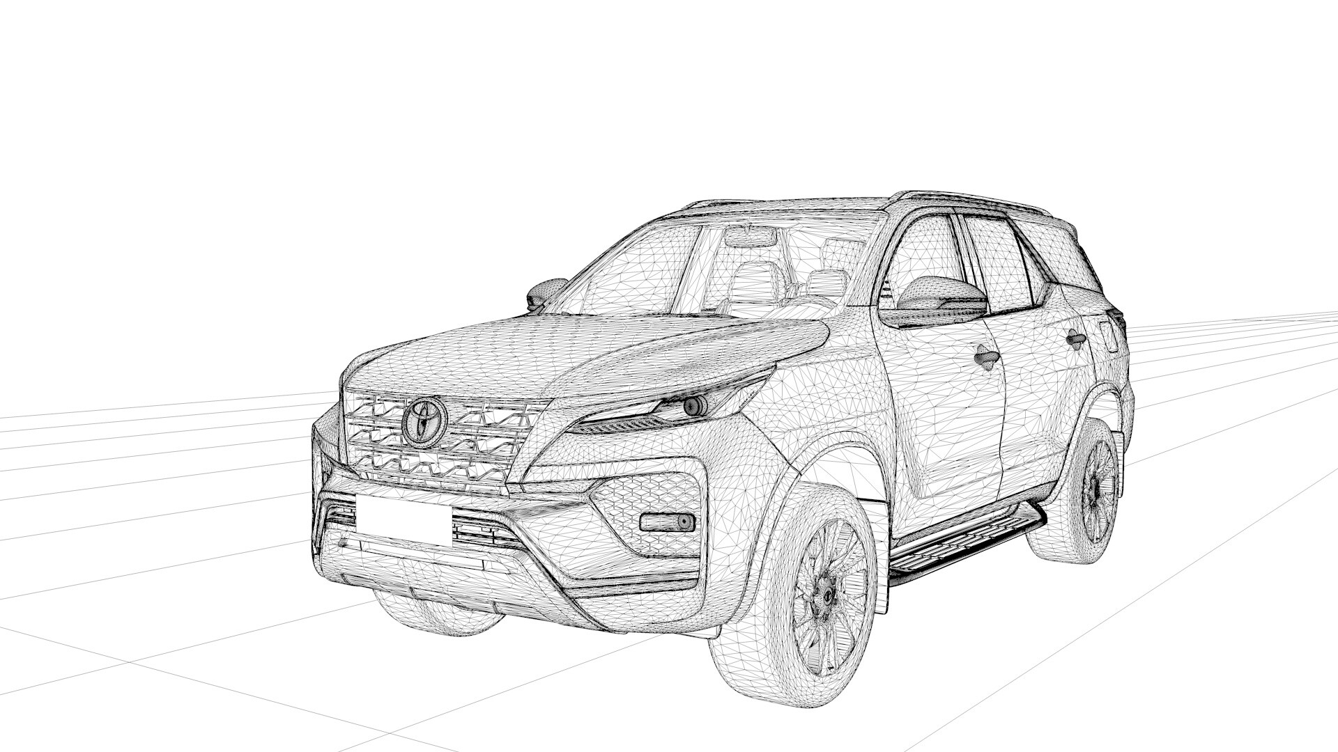 toyota fortuner coloring pages